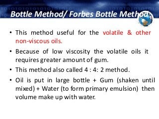 Emulsions | PPTX