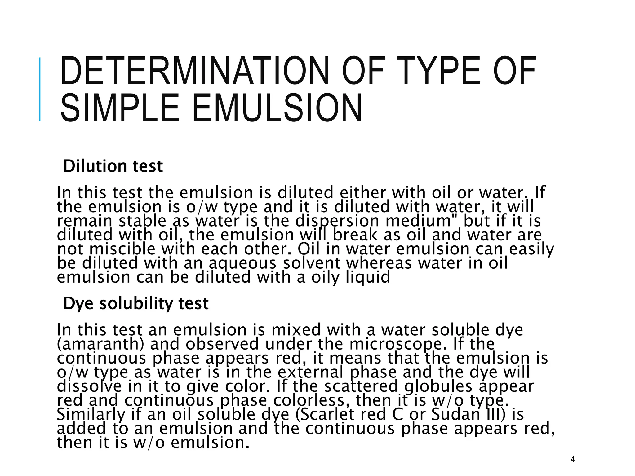 Emulsions | PPT
