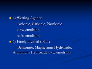 EMULSIONS.ppt | Chemistry | Science