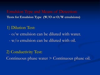 EMULSIONS.ppt | Chemistry | Science