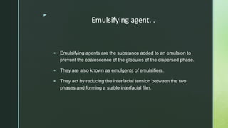 Introduction to Emulsions and Types of Emulsions.pptx