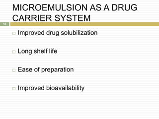 Emulsions and microemulsions- computer in pharmaceutical formulatation ...