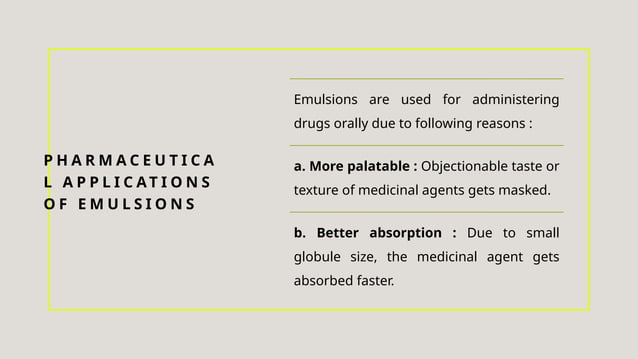EMULSIONS AND TYPES OF EMULSION EXPLAINED | PPTX
