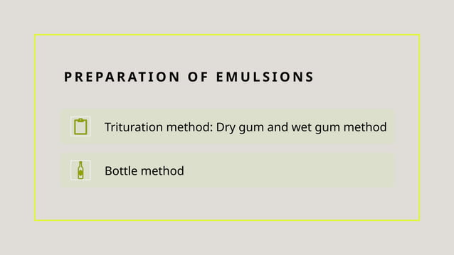 EMULSIONS CLASSIFICATION OF EMULSION EXPLAINED | PPT