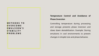 EMULSIONS CLASSIFICATION OF EMULSION EXPLAINED | PPTX