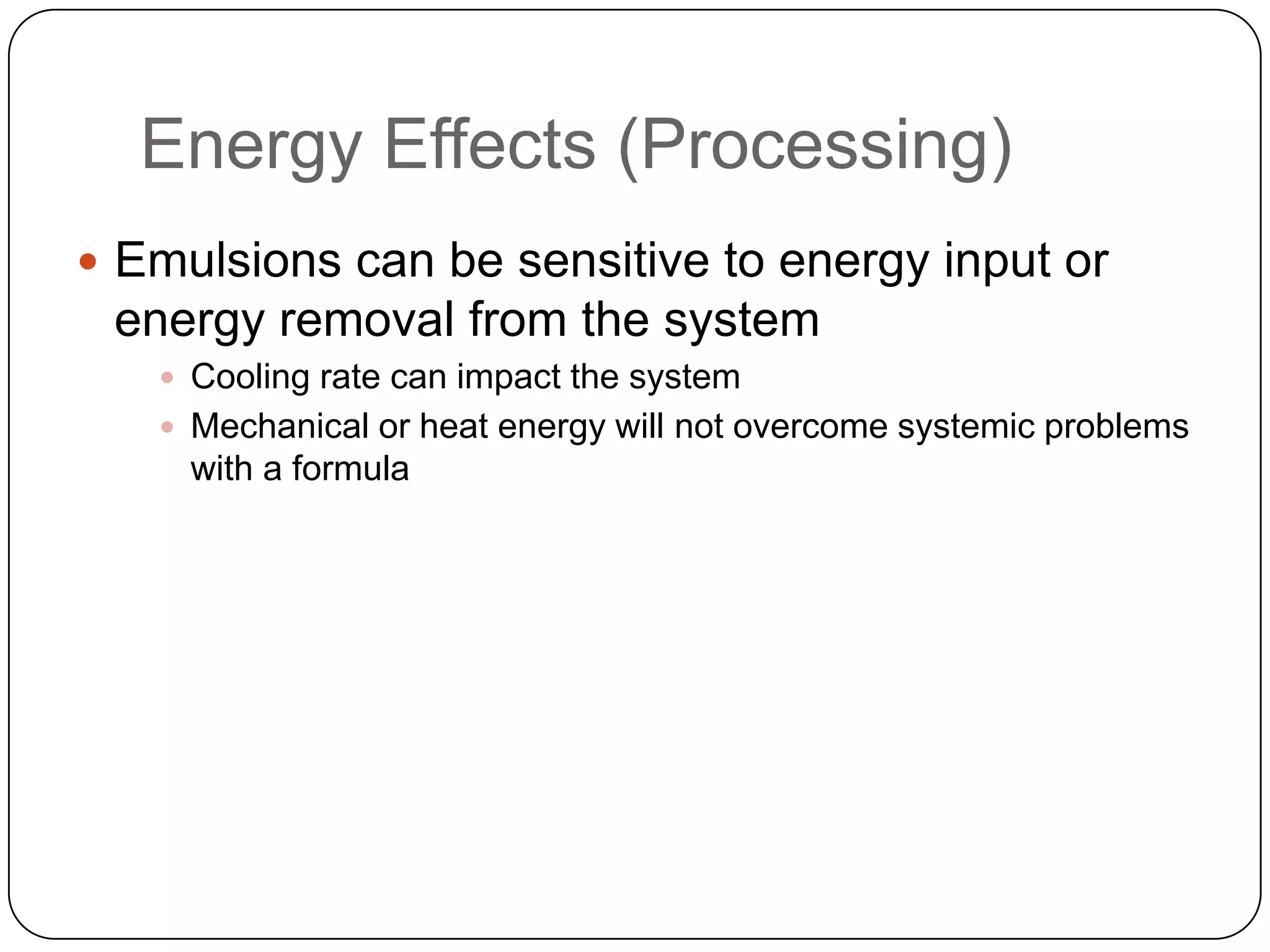 Emulsions Formulation Overview | PPTX