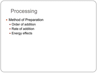 Emulsions Formulation Overview | PPTX