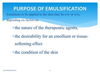 Emulsions (PART-1) | PPTX