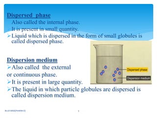 Emulsions (PART-1) | PPT