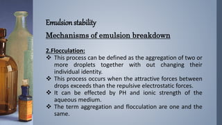 Emulsion stability by mgk | PPTX