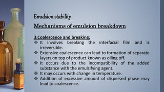 Emulsion stability by mgk | PPTX