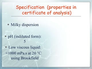 Emulson AG/TP1: Acrylic Polymer Dispersant from Lamberti | PPT