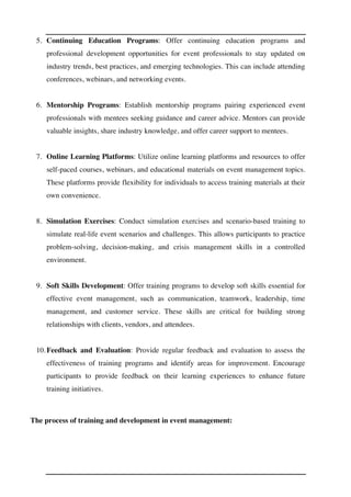 Event Management Unit 2 Event Organisation | PDF