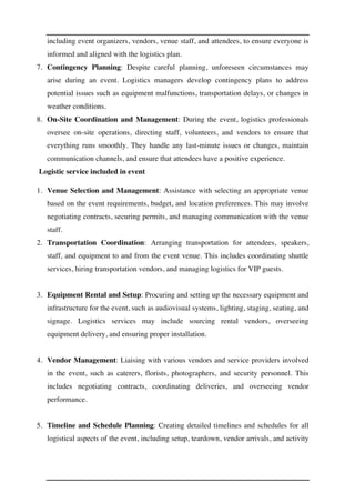Event Management Unit 2 Event Organisation | PDF