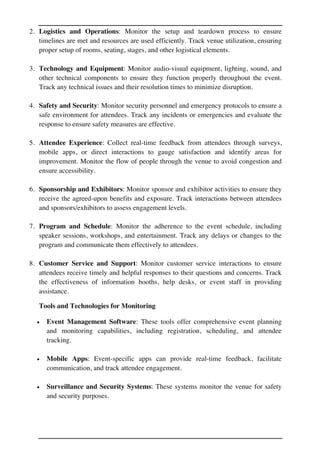 Event Management Unit 3 Human Resource Development in Event Management ...