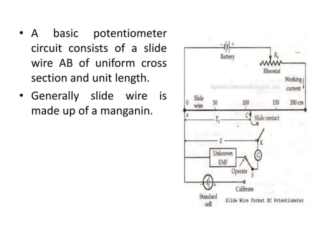 DC potentiometers | PPTX | Physics | Science