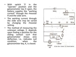 DC potentiometers | PPTX
