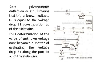 DC potentiometers | PPTX