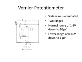 DC potentiometers | PPTX