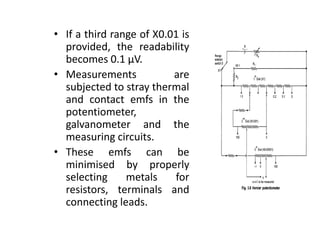 DC potentiometers | PPTX