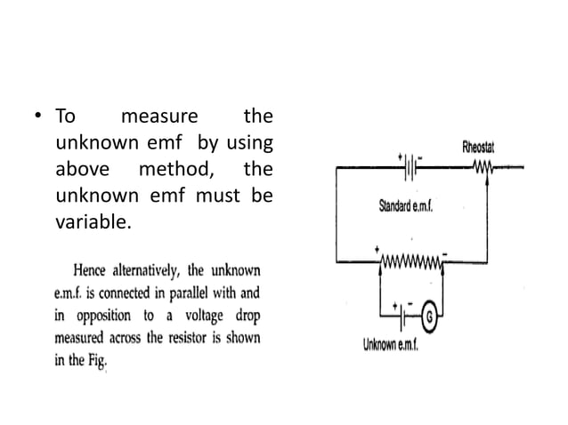 DC potentiometers | PPTX | Physics | Science