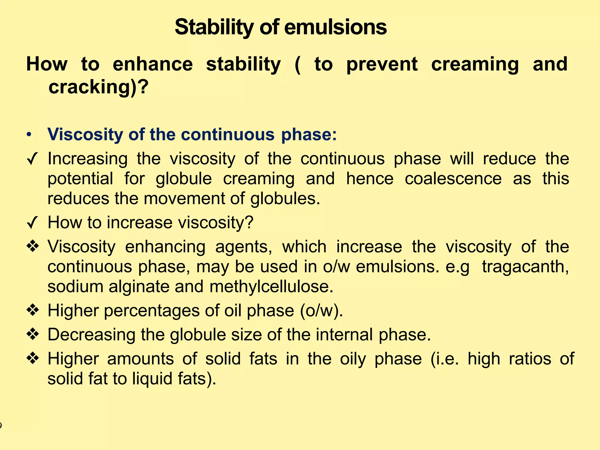 Pharmaceutical Emulsion | PDF