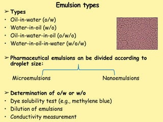 Pharmaceutical Emulsion | PDF