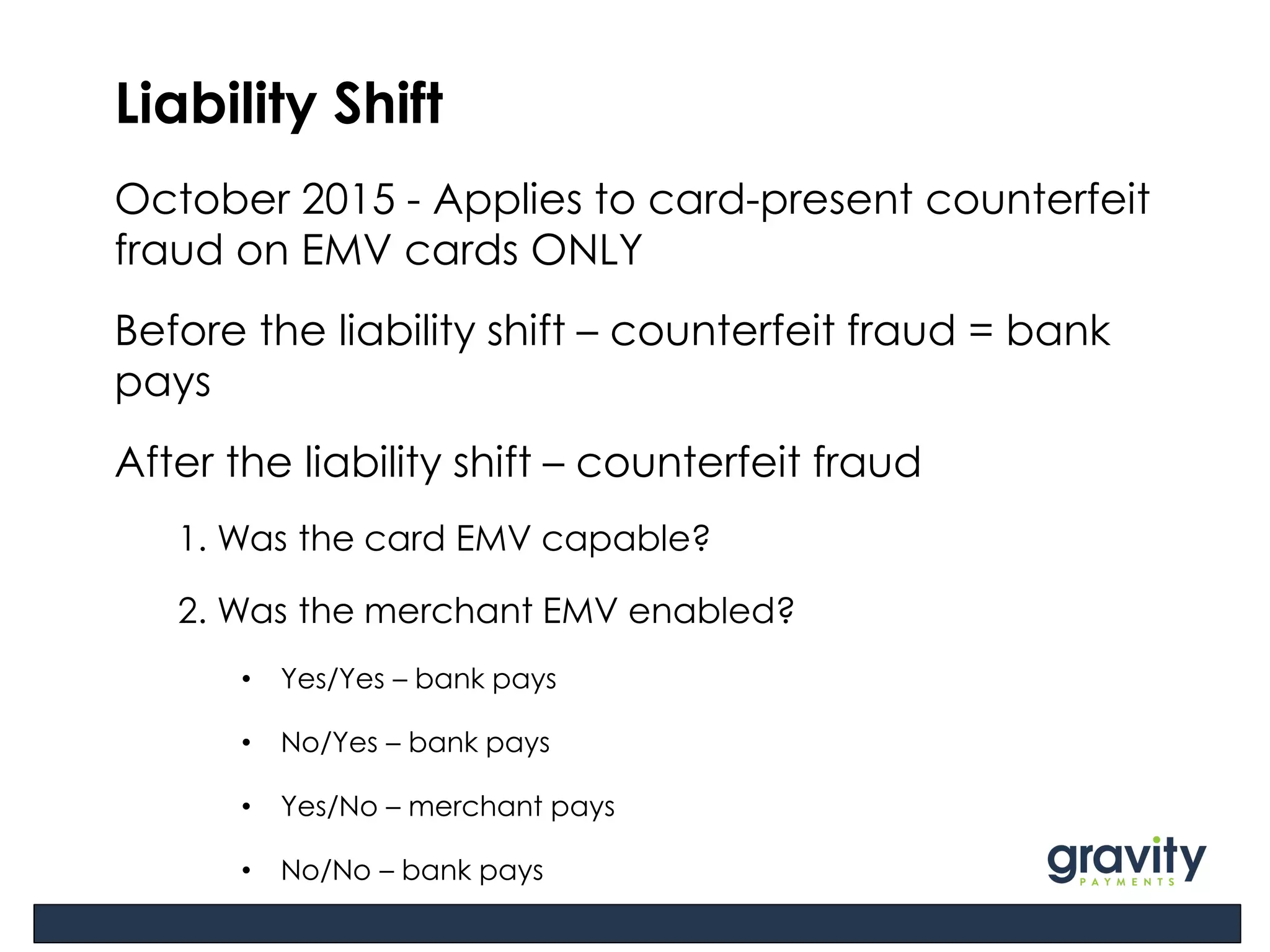 EMV 101 by Gravity Payments | PPTX