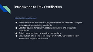 EMV Certification & Payment Terminal Certification.pptx