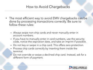 How to Combat EMV Chargebacks | PPT