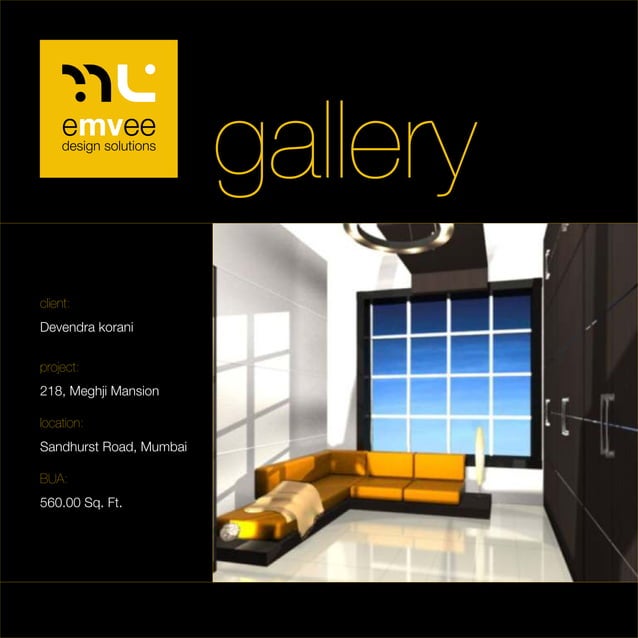 Emvee design solutions interiors presentation | PDF
