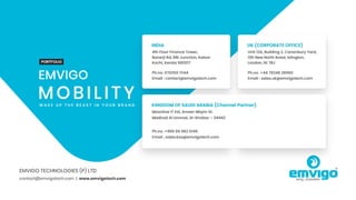 Emvigo Mobility Portfolio 2022 Old | PPT