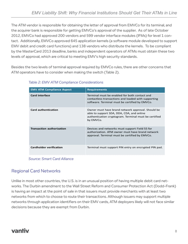 EMV Liability Shift: Why Financial Institutions Should Get Their ATMs in Line (Whitepaper ...