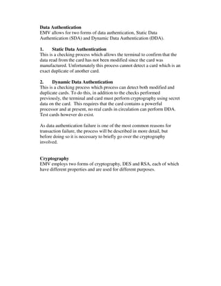Emv Explained in few words | PDF