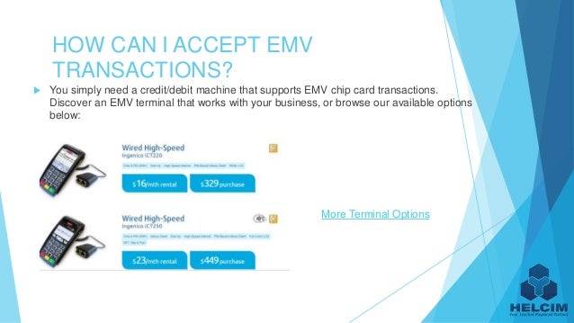 EMV Chip Card Technology and My Healthcare Business