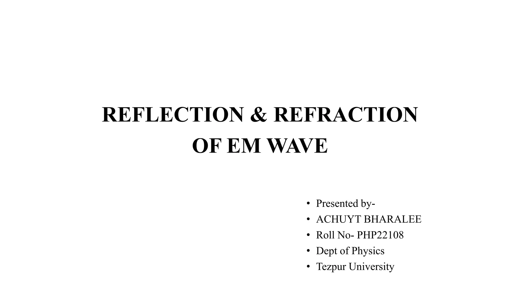 Reflection & Refraction.pptx