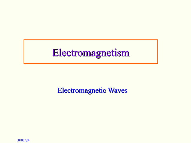 the electromagnetic Waves & spectrum.ppt