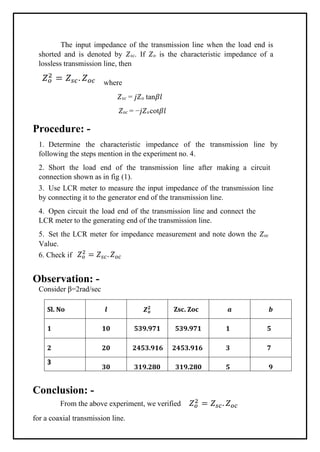 Em waves lab assignment converted | PDF | Physics | Science