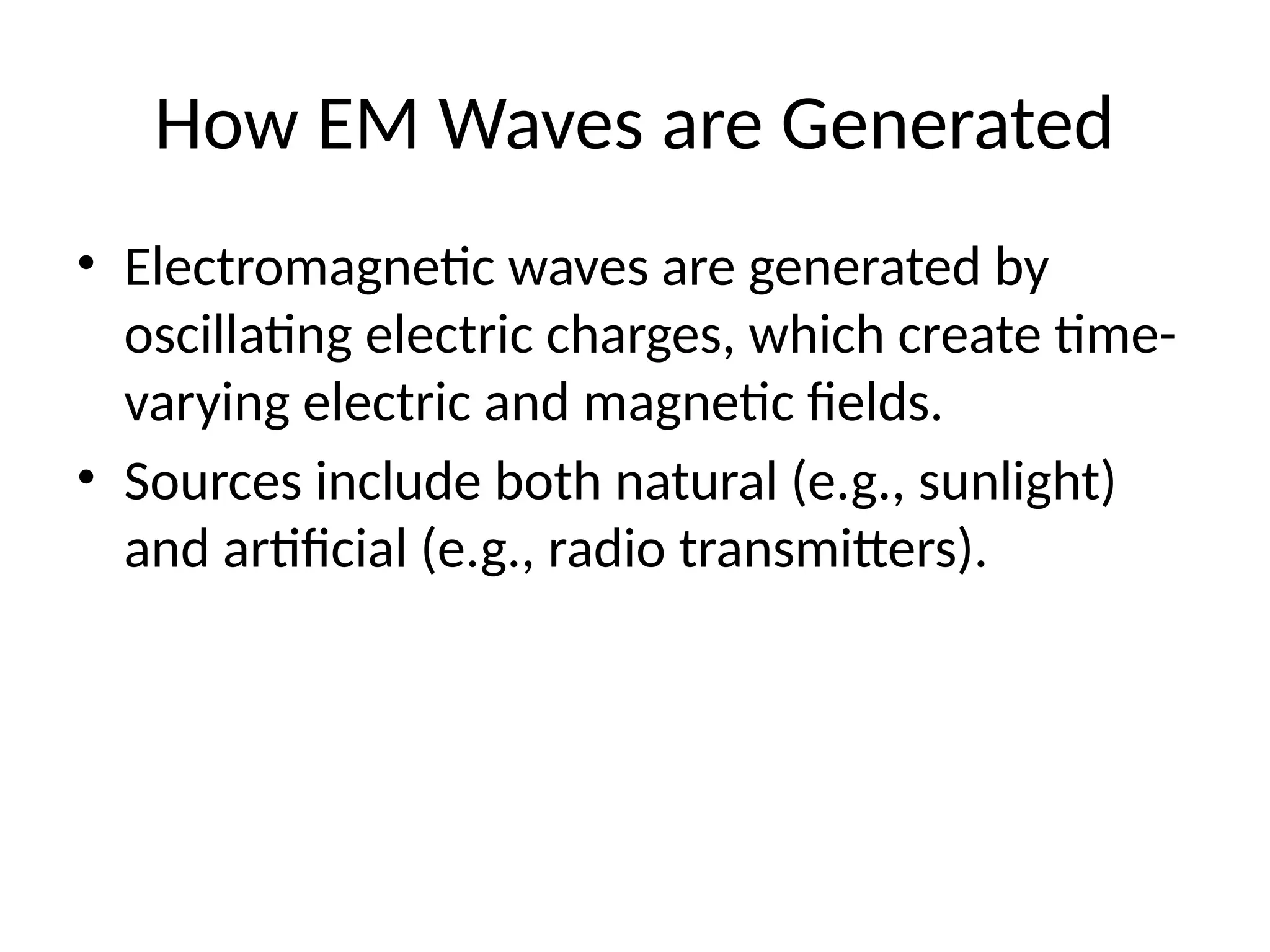 EM Waves and their applications in MS PPT | PPTX | Physics | Science