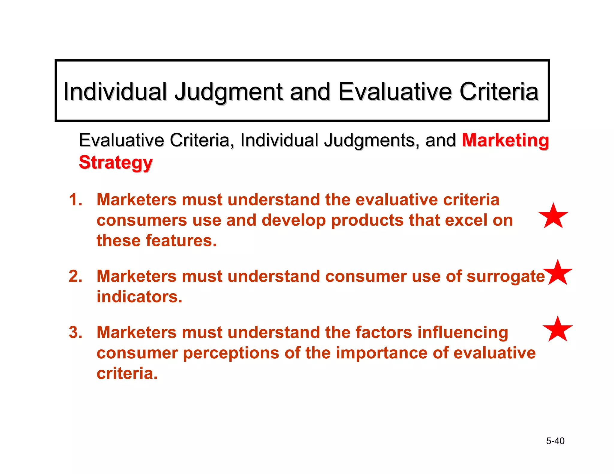 BB Chapter Five : Evaluating and Selecting Alternatives | PDF