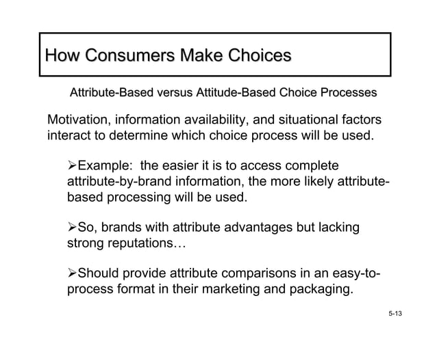 BB Chapter Five : Evaluating and Selecting Alternatives | PDF ...