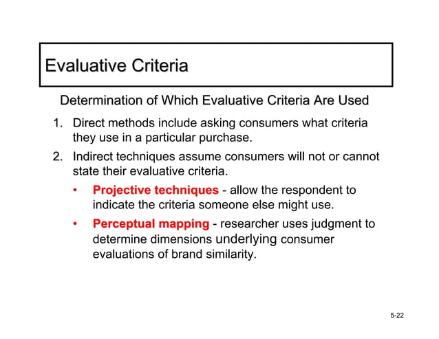 BB Chapter Five : Evaluating and Selecting Alternatives | PDF ...
