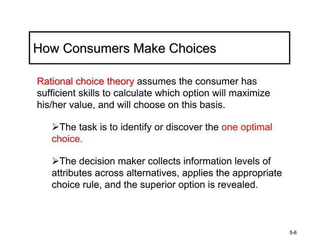 BB Chapter Five : Evaluating and Selecting Alternatives | PDF ...