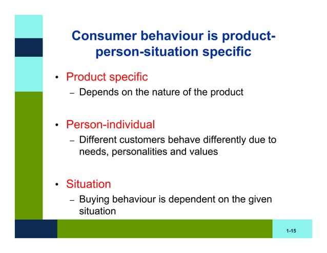 BB Chapter One: Consumer Behavior and Marketing Strategy | PDF ...