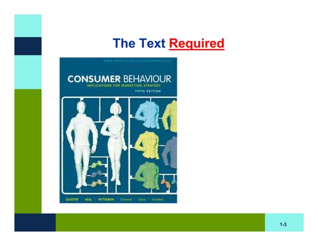 BB Chapter One: Consumer Behavior and Marketing Strategy | PDF ...