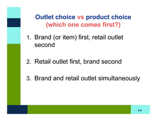 BB Chapter Six: Outlet Selection and Purchase | PDF