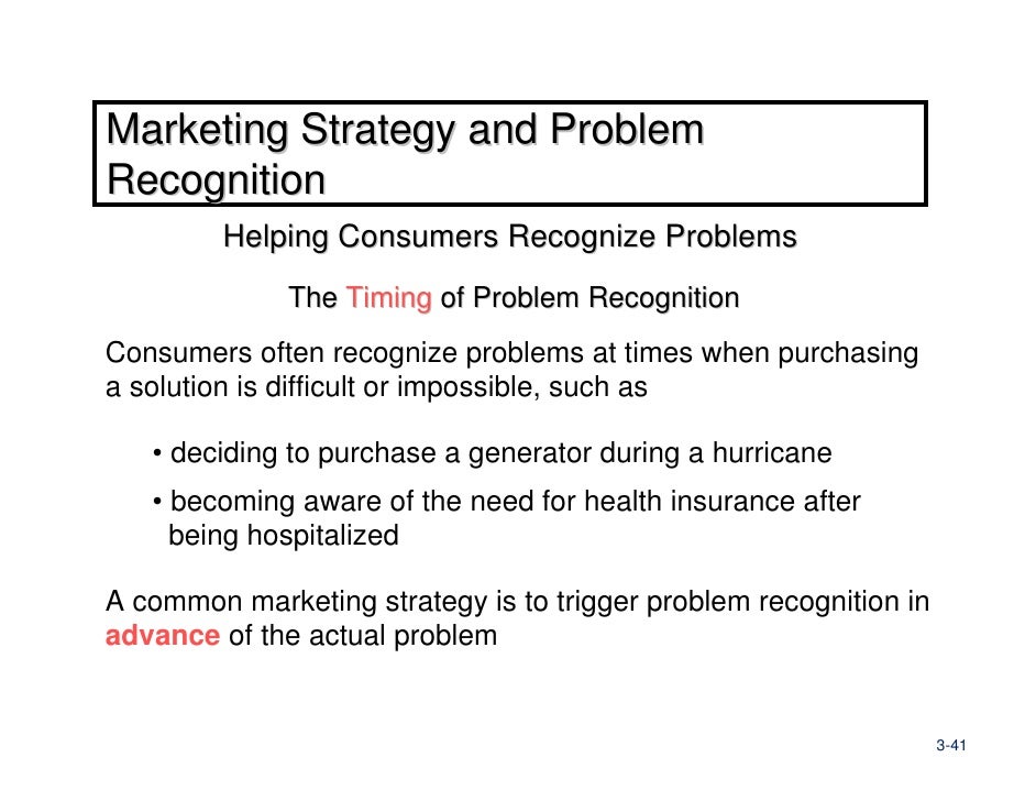 Bb Chapter Three Problem Recognition