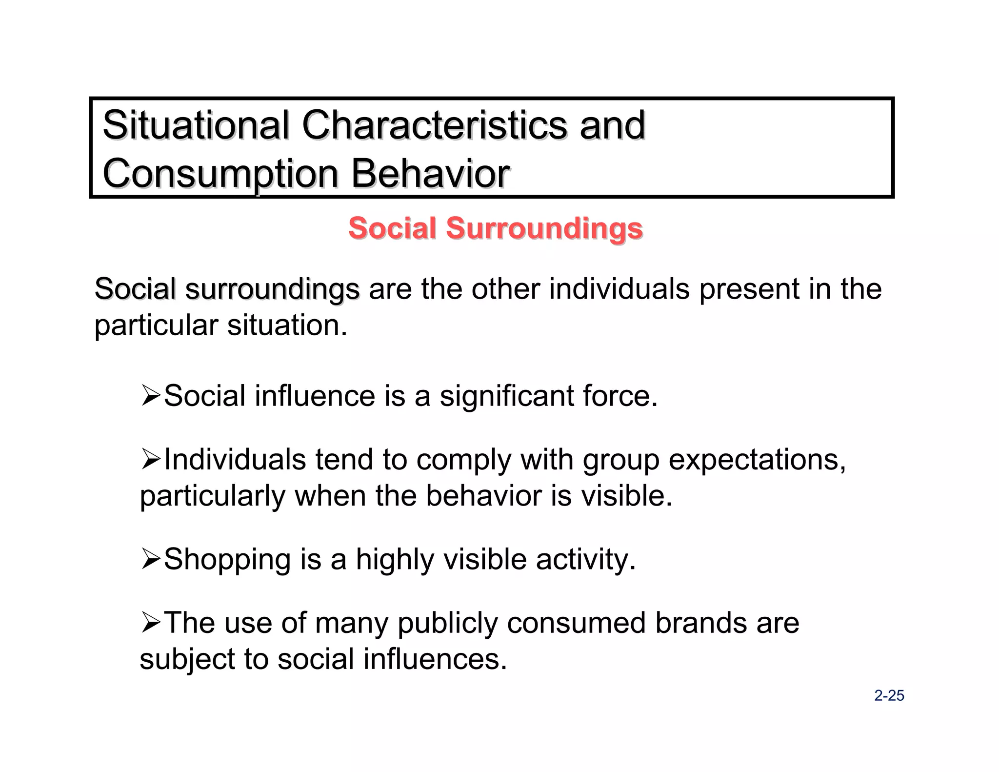 BB Chapter Two: Situational Influences | PDF