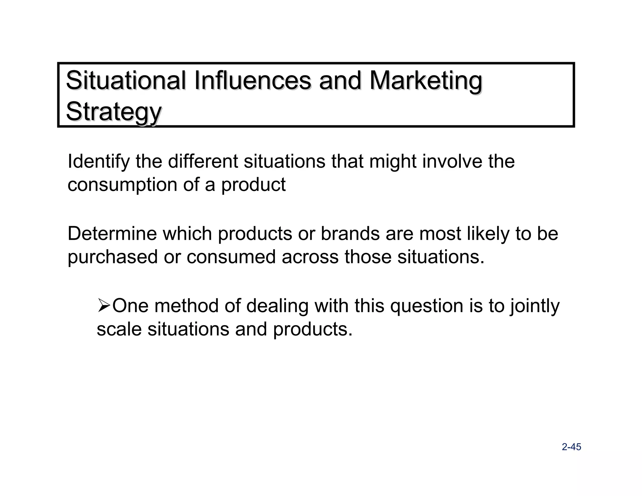 BB Chapter Two: Situational Influences | PDF