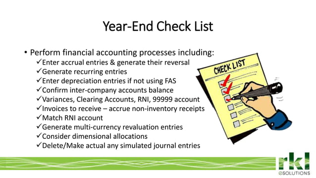 Sage Enterprise Management year-end Processing Webinar 2018 | PPT